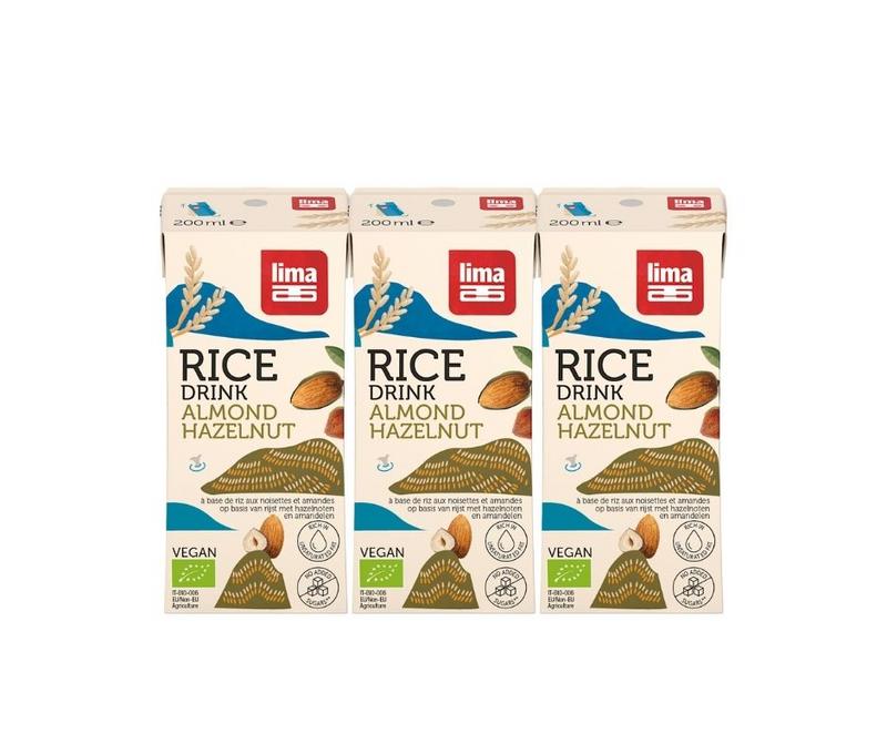 Lima Rice Drink Hazelnoot-Amandel 200Ml Bio Vitatheek | To ...
